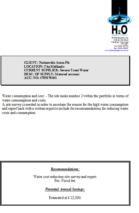 Have you checked your water bills? Do you have a water leak?
